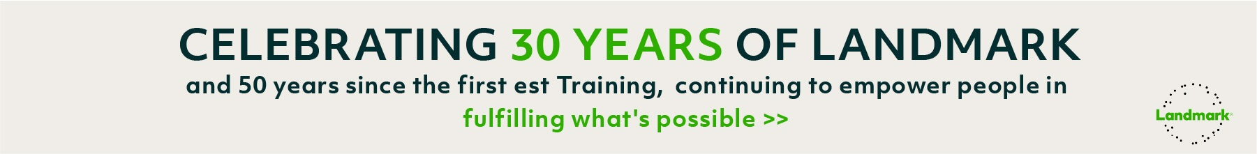 Seminar Series Grad Guest Evening - Landmark Worldwide